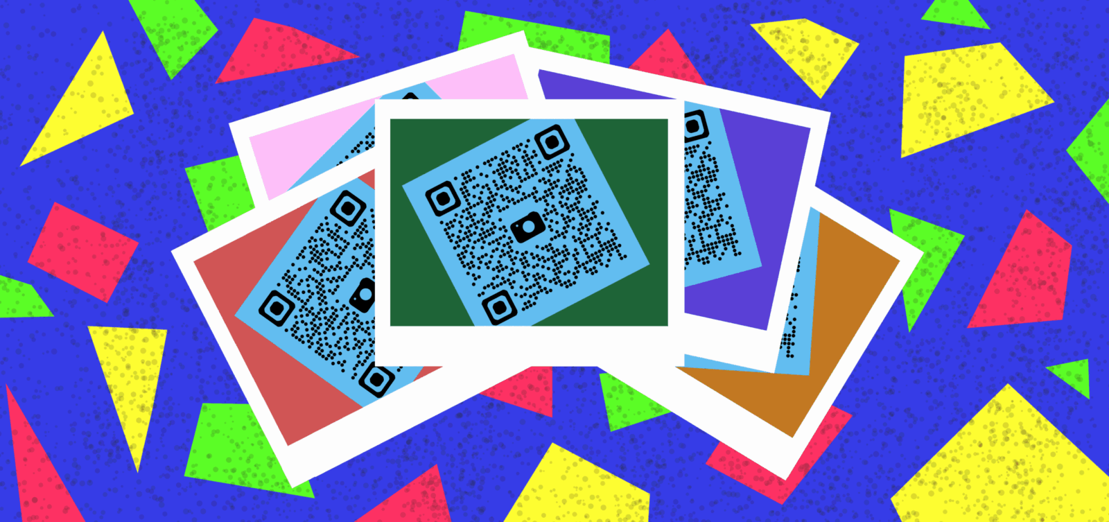 QR slide shows for image galleries